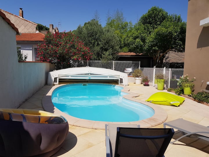 Chez Dominique 4 éToiles 500m De La Cité Médiévale - Carcasona