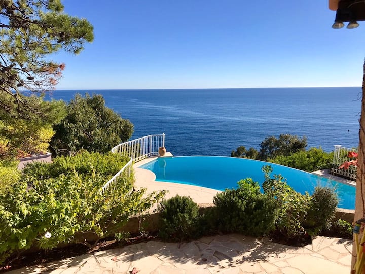 Villa Bord De Mer, Piscine. - Théoule-sur-Mer