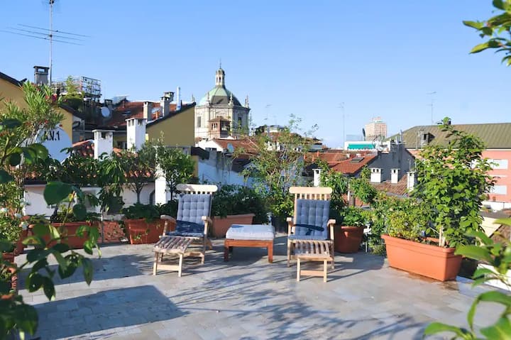 Casa Meravigliosa Nel Verde Con Terrazze In Centro - Milán