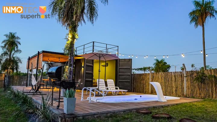 Relax At The Container Lodge San Ber + Pool + Wifi - Paraguay