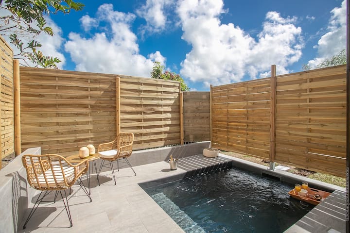 Charmant Studio Avec Piscine Privée - Martinique