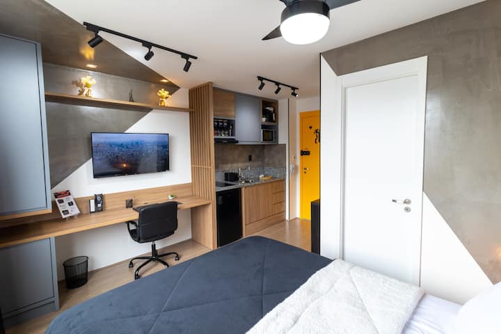 Studio Com Piscina Em São Paulo - Sao Paulo