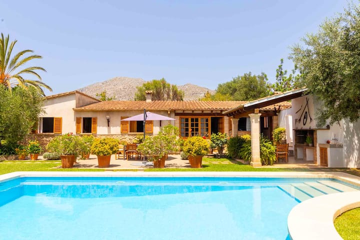Can Vadell - Finca With Private Pool In Pollensa - Pollença