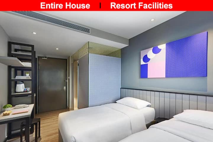 【Modern 2 Bedrooms Hotel】near Mrt & Lrt (2b1) - Malasia
