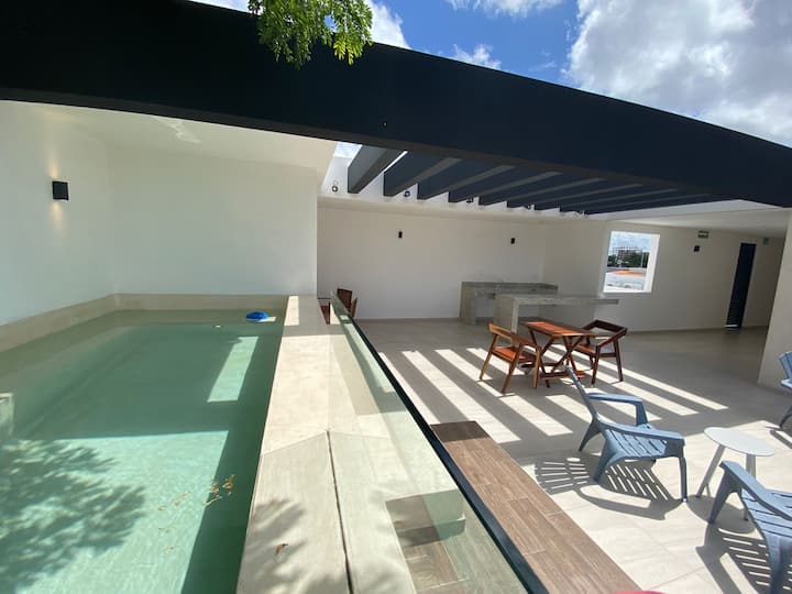 Lindo Apartamento Con Piscina En Mérida - Mérida