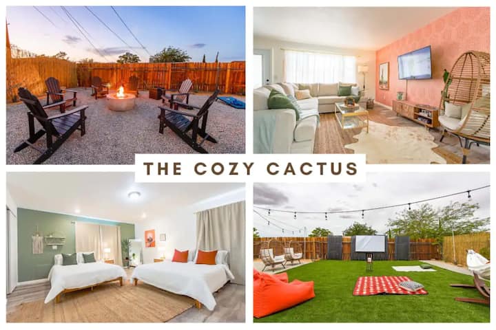 Cozy Cactus | Cowboy Pool | 3 Min Drive To Park - Joshua Tree, CA