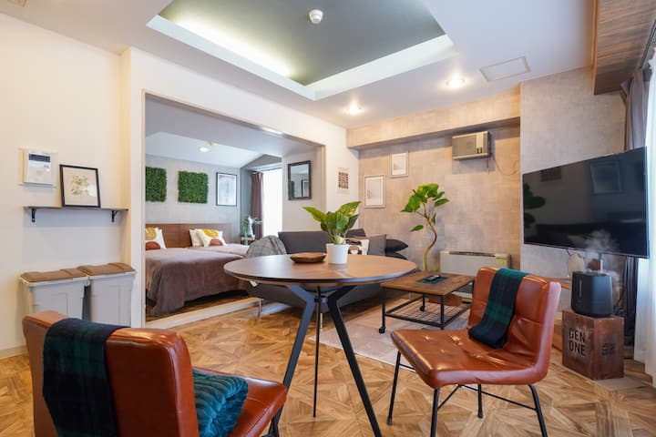 （D904）家族や友人旅行に便利な立地の静かなお部屋_最大4人【すすきの】 - Sapporo