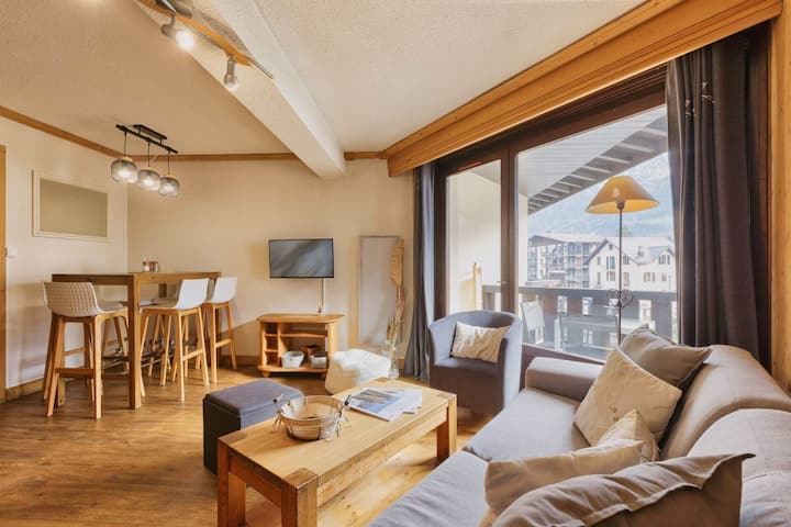 Appart 2ch Familial | 5mn Pistes | Vue | Parking - Les Houches