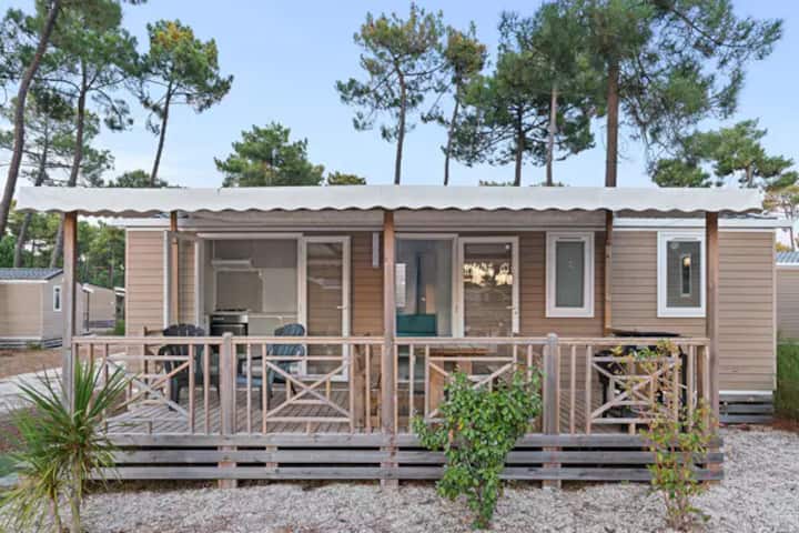 Mobil Home 6 Places Camping 5* - Vendays-Montalivet