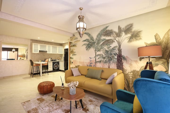 Authentique Appartement Marocain Au Cœur De Gueliz - Marrakesh