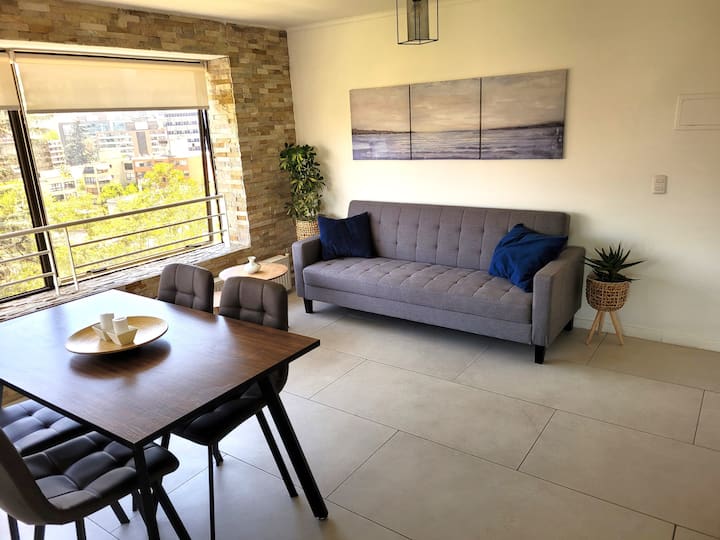 01. Cozy Apart. King Bed, Parking, P Valdivia Sta - Providencia