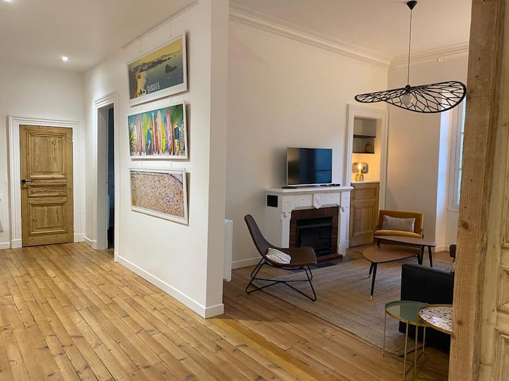 Hyper Centre Les Halles - Parking - 5 Min Plages - Biarritz