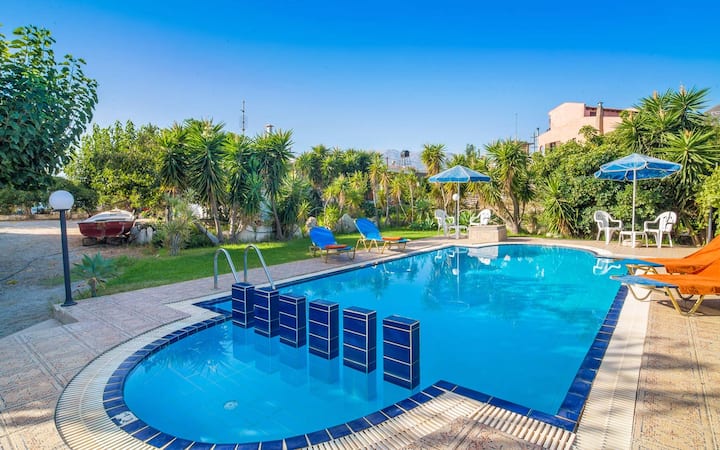 Private Villa Manos With Pool And Amazing Sea View - Griekenland