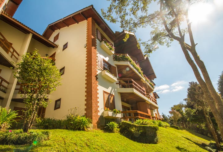 3 Apartamento Em Cond Vila Inglesa - Campos do Jordão