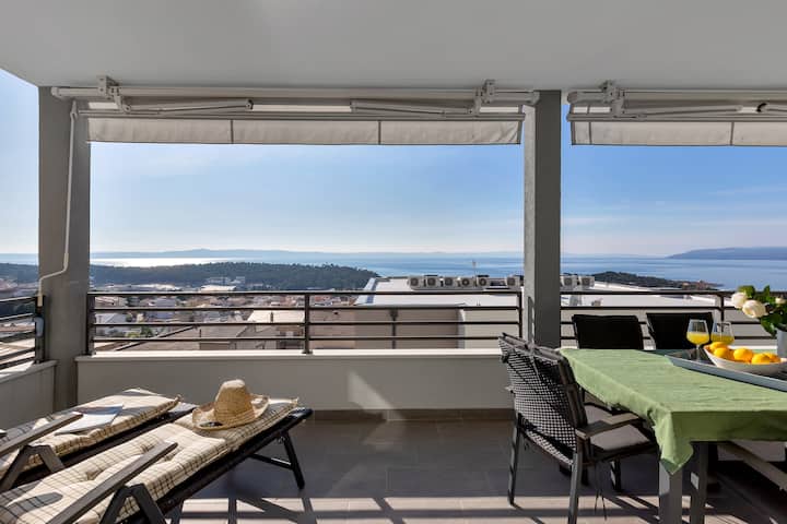 Stunning Sea View/air-conditioned/value4money!2025 - Makarska