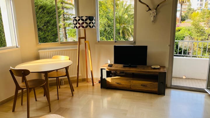 Grand Appartement Loft Calme Terrasse Clim Parking - Nice
