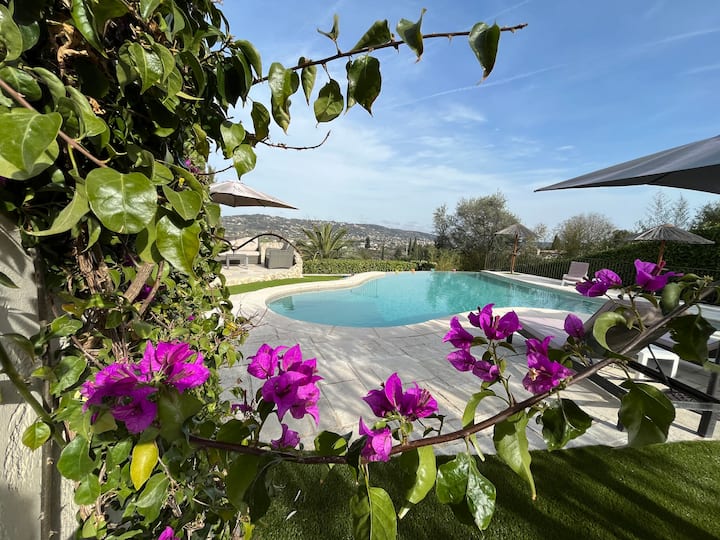 Villa Provençale Avec Piscine - Grasse
