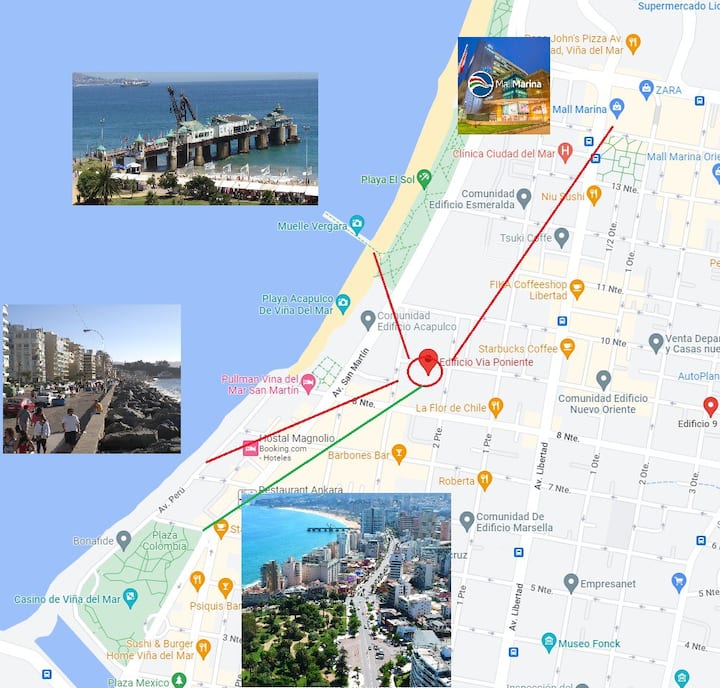 Viña Del Mar. A Un Paso De Todo - Viña del Mar
