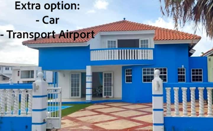 24/7 Security - Car - Private Pool - Curaçao