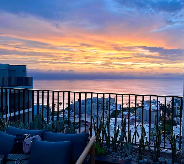 Amazing Studio - City & Ocean View! + Netflix! - Lima