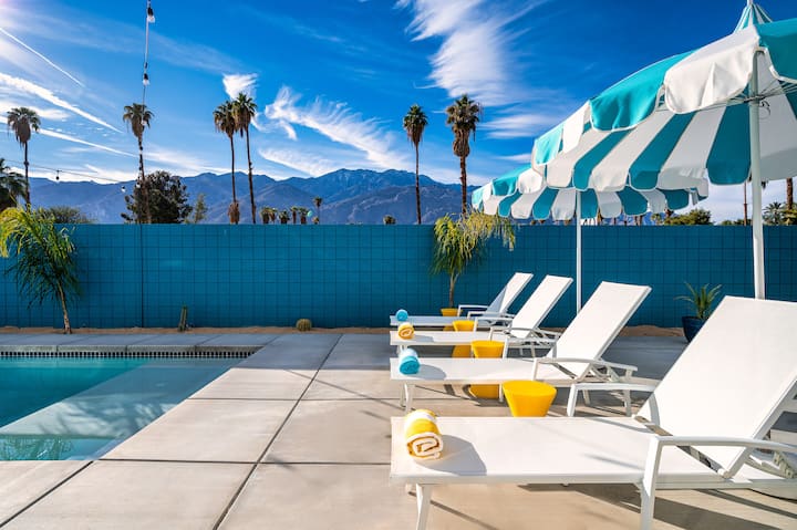 Stunning Mountain Views! New Mid-century Home! - Palm Springs
