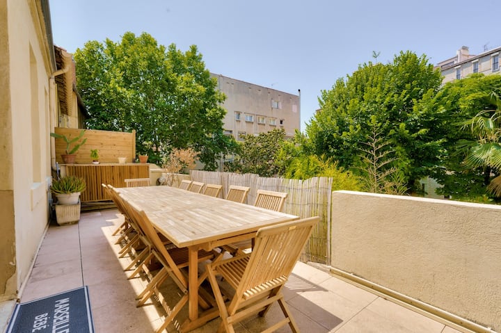 Nocnoc Le Plouf - 6 Chambres, Clim, Terrasse, 16p - Marseille