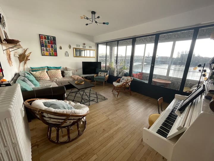 Appartement Vue Loire 4 Chambres - Nantes