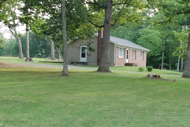 Misty Meadow Has Quite Setting In The Country. - Virginie