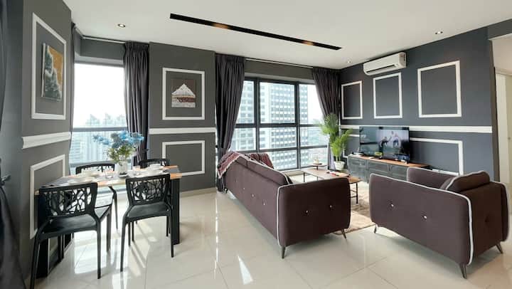 Arte+ 3r2b Klcc View, Private Lift, Wifi/netflix - Ampang Jaya
