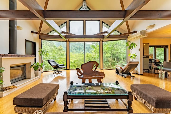 Max 16 Ppl｜4ldk｜pet Friendly｜bbq｜spacious Kitchen - Hakone