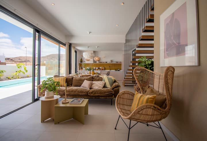 Luxury Villa With Heated Pool - Corralejo