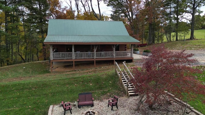 Rustic Mountain Cabin - New River Trail State Park, Max Meadows