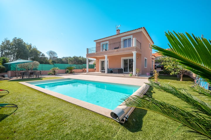 Villa Moderne 4 Ch. Climatisée, Piscine & Mer - Cagnes-sur-Mer