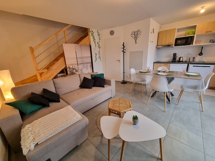 Mimimael~duplex Cosy 4 Pp Proche Océan - Mimizan Plage
