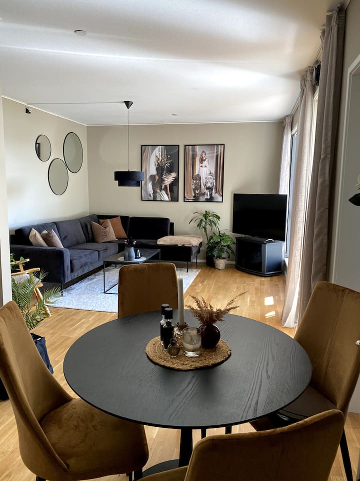 Lun Leilighet Med Havutsikt Og Gratis Parkering - Tromsø