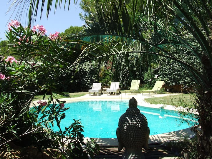 Chalet Bois Climatisé Proche Des Calanques - Ensuès-la-Redonne