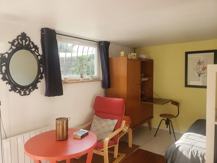 Studio Buena Vista Avec Terrasse Sur Jardin - ibis Styles Lyon Bron Eurexpo
