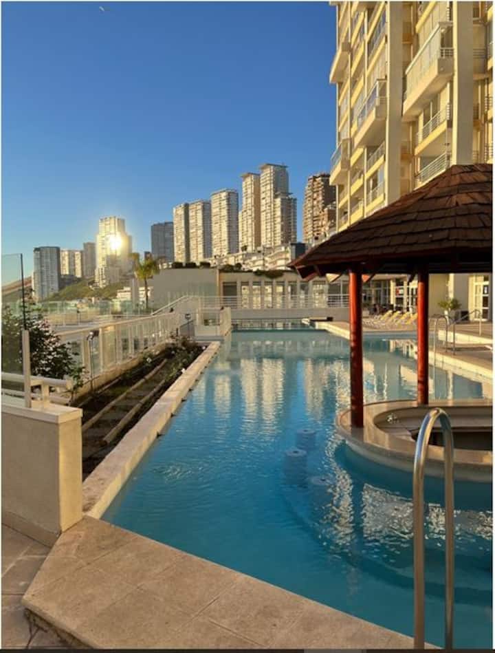 Euromarina 1 Espectacular Vista ! ,Playa Cochoa - Viña del Mar