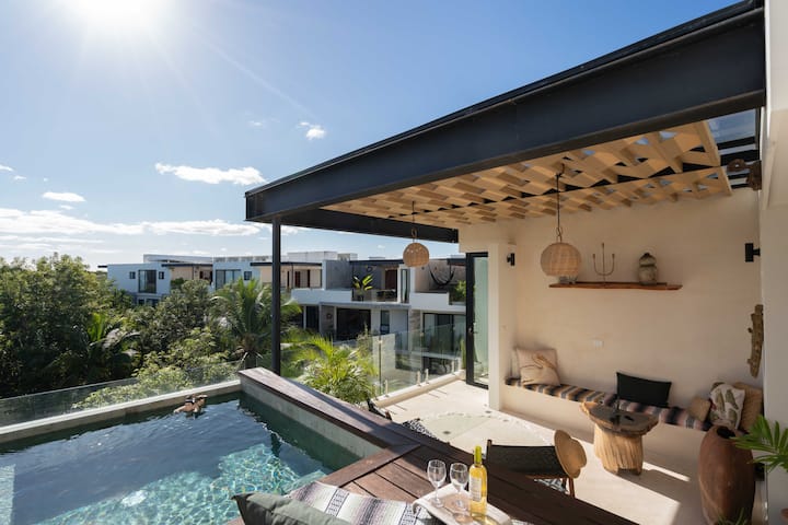 Unique Style With Private Pool And Terrace - Tulum
