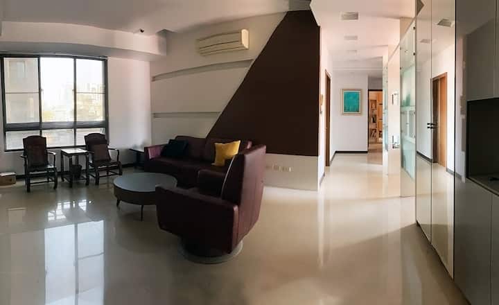 120qm² City Condo/elevator/24h/parking/18tc,xcube - 彰化市
