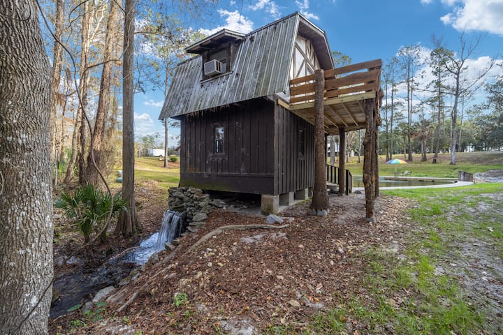 Unique Rustic Grist Mill - Wilderness Experience - Hawthorne, FL