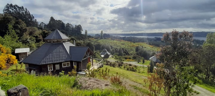 Cabañas:5 6 8 Solo Alojamiento - Castro, Chile