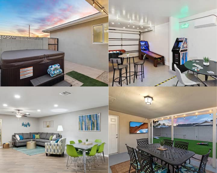 Playhouse Near Old Town: Hot Tub | Game Room - Scottsdale, AZ