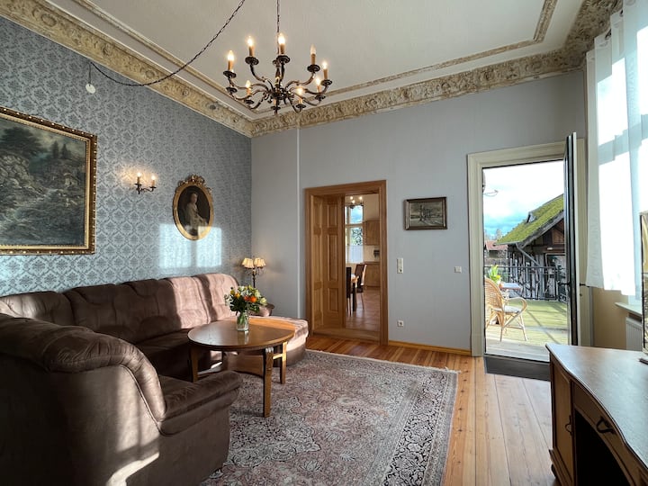 Wunderschönes Jugendstil Apartment Charlotte Für 4 - Joachimsthal