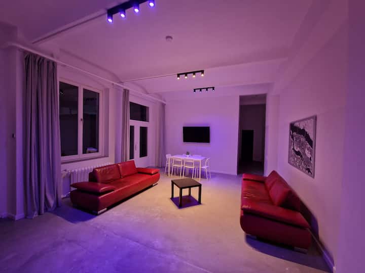 300m² Loft - 7 Rooms - 15min Messe Dus & Old Town - Düsseldorf