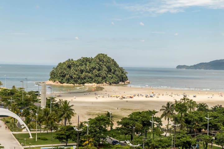 Frente Ao Mar, Wifi, Ar, Garagem - Santos