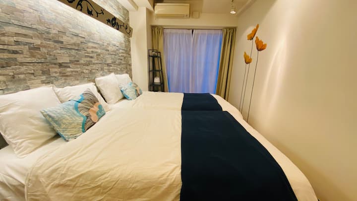 5mins Walk To Subway And Dotonbori Free Wifi #Rd21 - Osaka