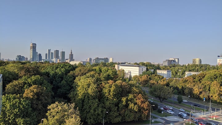 Panorama Pola Mokotowskiego - Warsaw