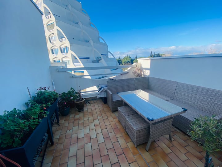 Spacieux T2 Terrasse - Parking - La Grande-Motte