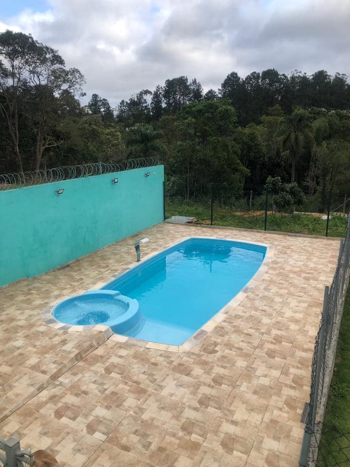 Chácara Completa-piscina-campo - Suzano